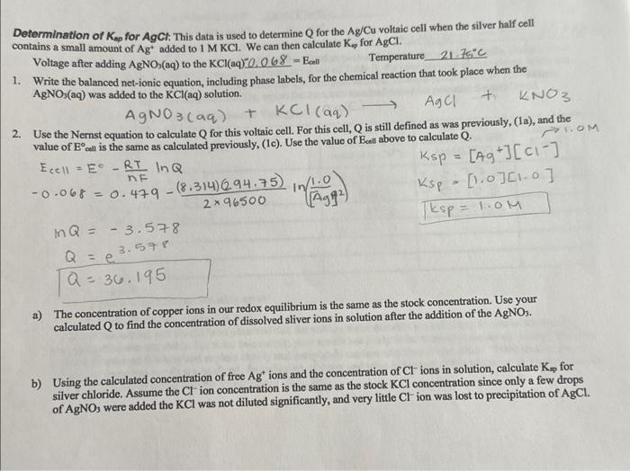 Solved solve for 2a and 2b all info is given in the picture | Chegg.com