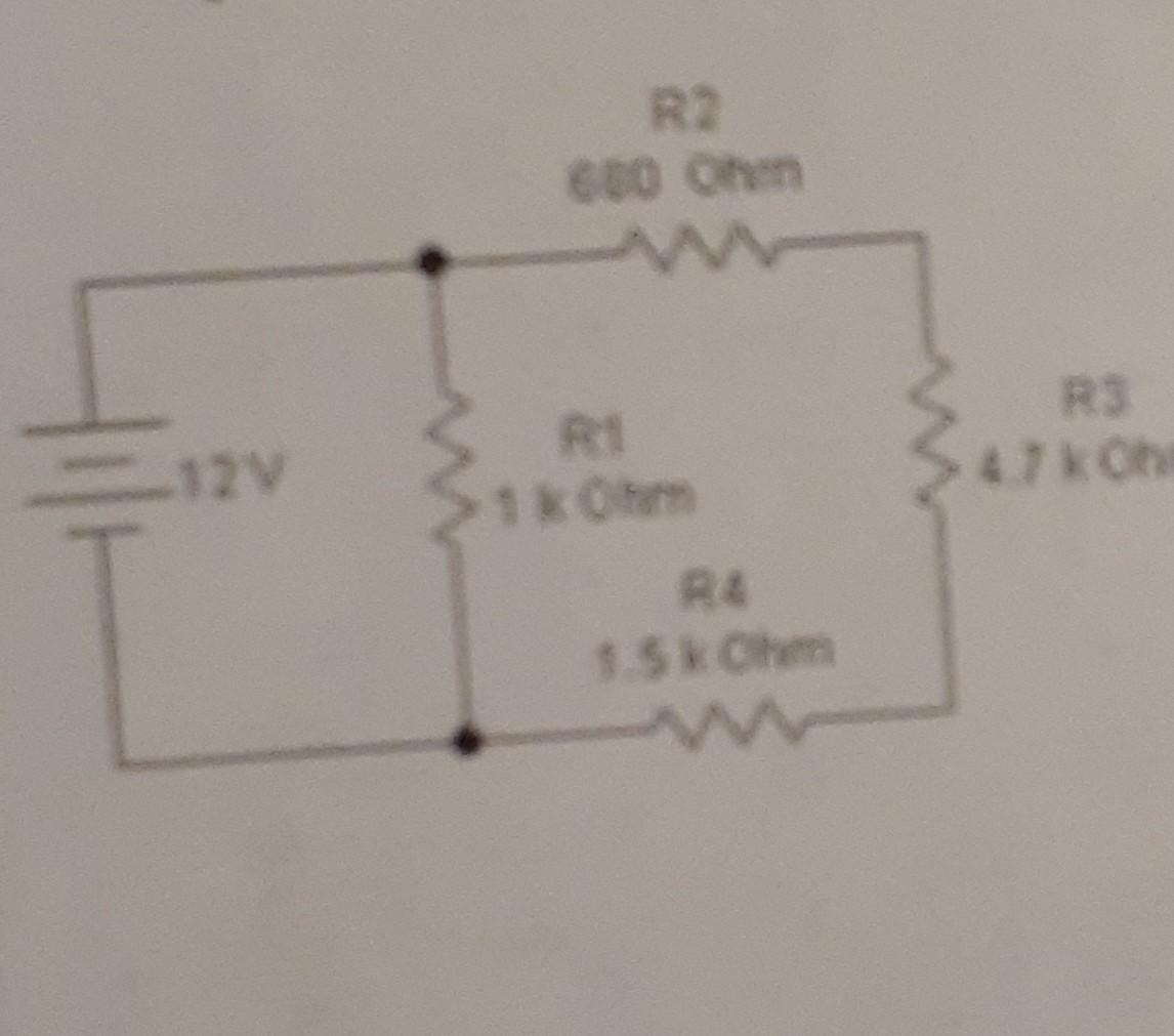 Solved how to analyze this circuit need the rt i1 i2 i3 i4 | Chegg.com