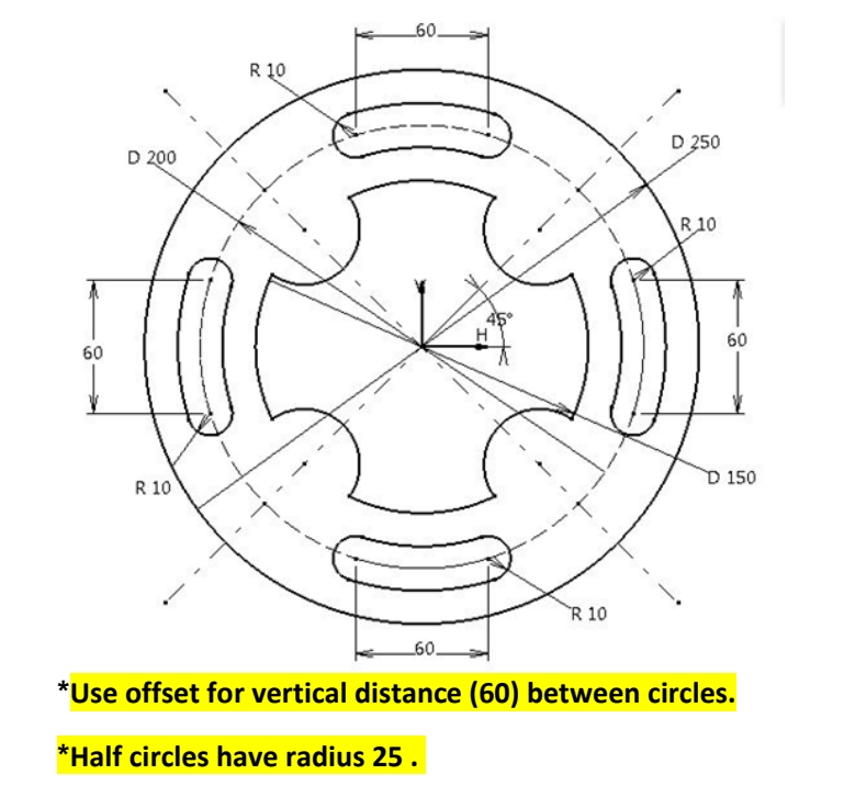 Solved AutoCad Assignment Please provide a dwg file link | Chegg.com