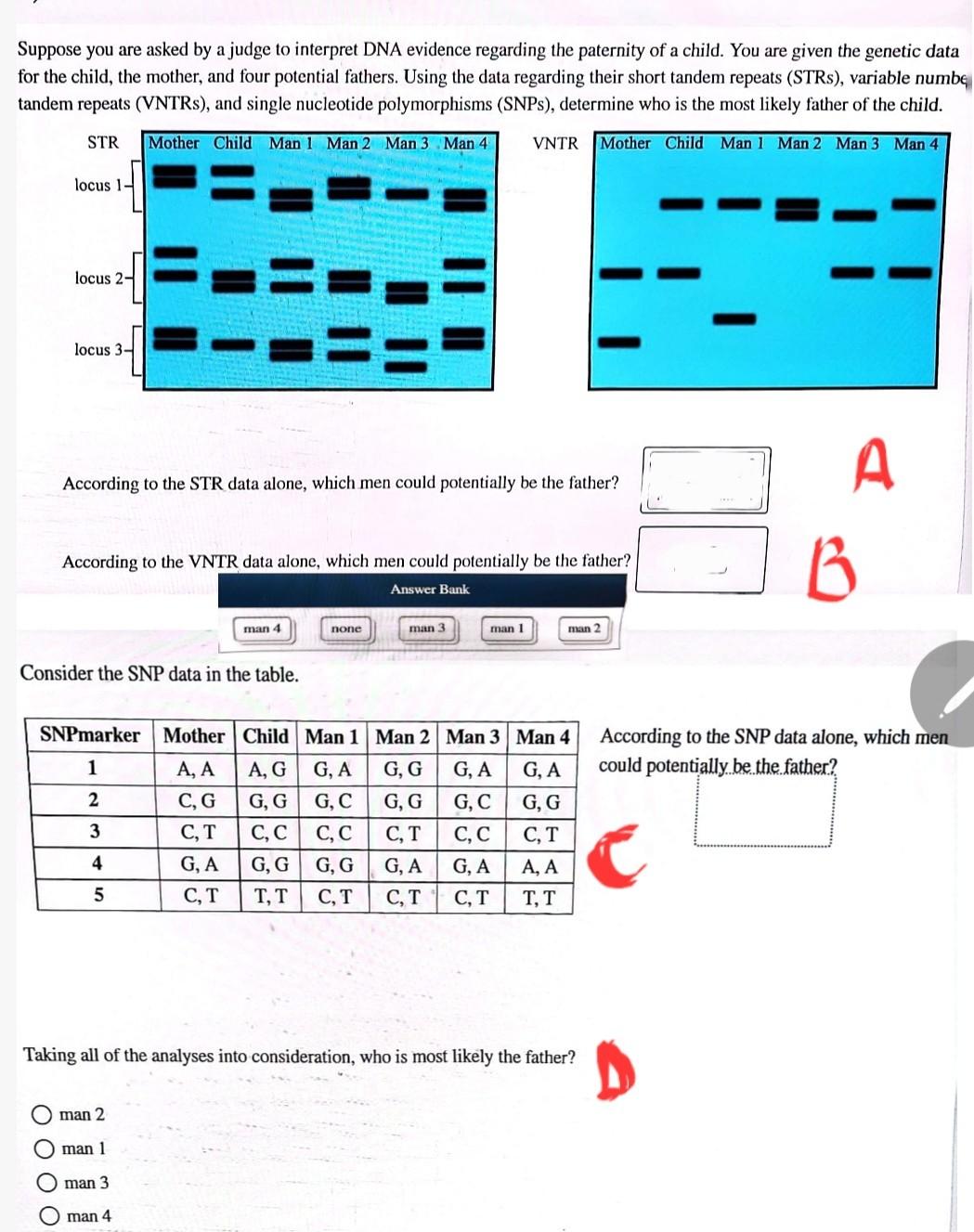 Solved please help me to answer A, B, C and D. the options | Chegg.com