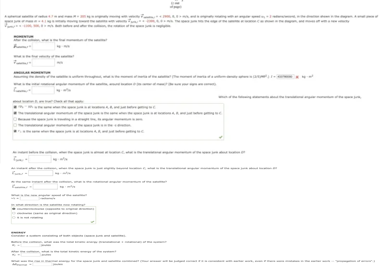 Solved (z ﻿oun ﻿of ﻿poge) ﻿vec(v)jank =⩽-1100,500,0>ms. | Chegg.com