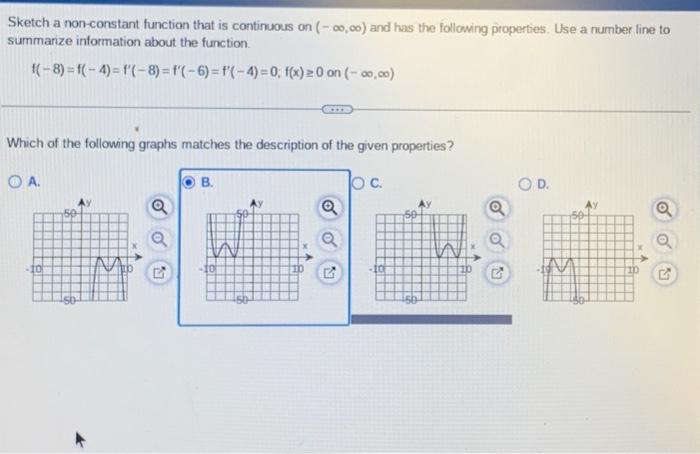 Solved Sketch a non-constant function that is continuous on | Chegg.com