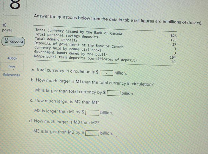 Solved OC Answer the questions below from the data in table | Chegg.com