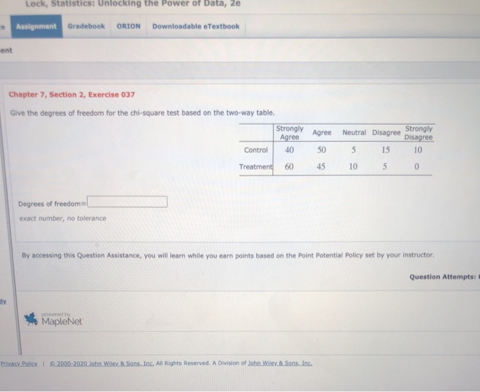 Solved Lock, Statistics: Unlocking the Power of Data, 2e | Chegg.com