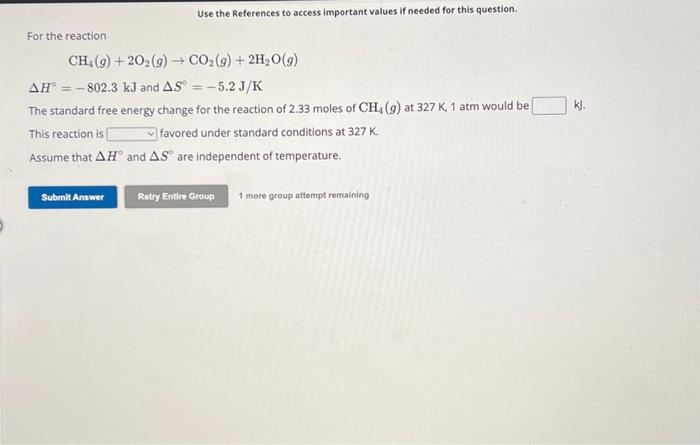 Solved Use the References to access important values if | Chegg.com