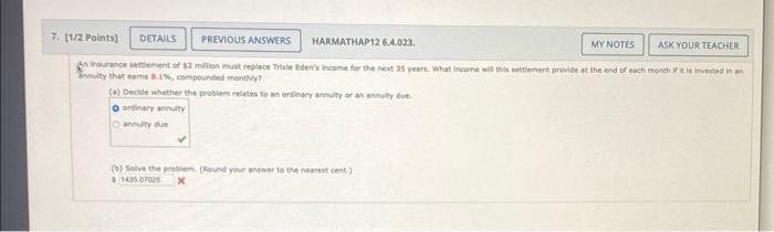 Solved Annulty that eams a.1\%, eorspounded monthly? (a) | Chegg.com