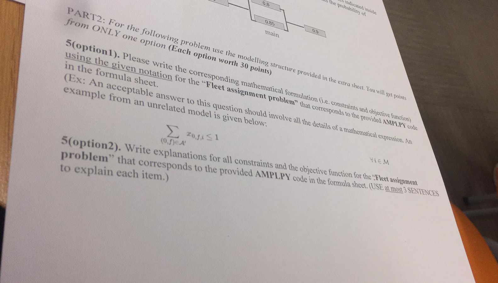 PART2: For the following problem use the modelling | Chegg.com