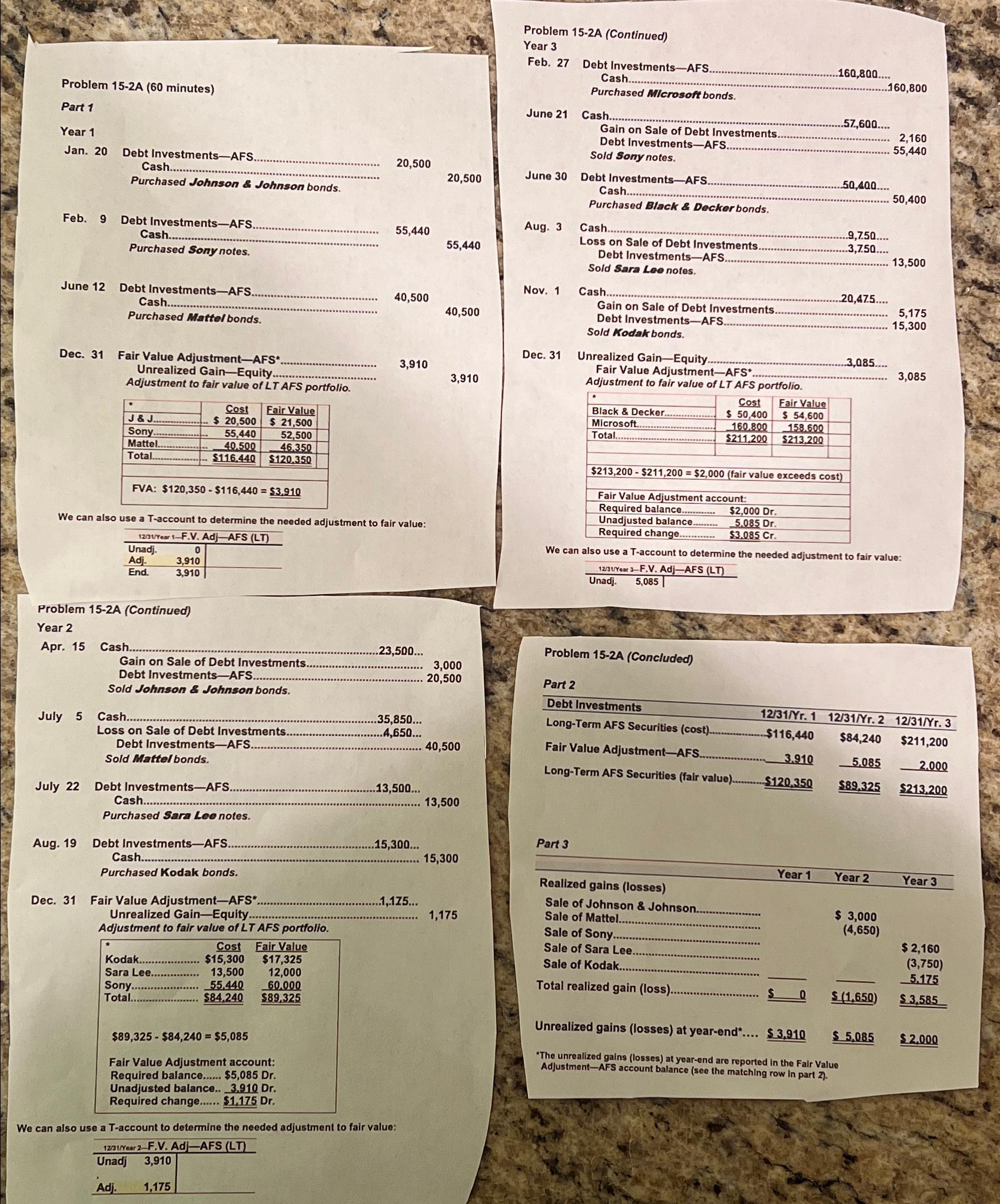 Solved Im stuck and its year 1-3 ﻿then continued on bottom | Chegg.com