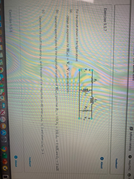 Solved zyBooks catalog Help/FAQ Feedback? Exercise 9.5.7 0 | Chegg.com