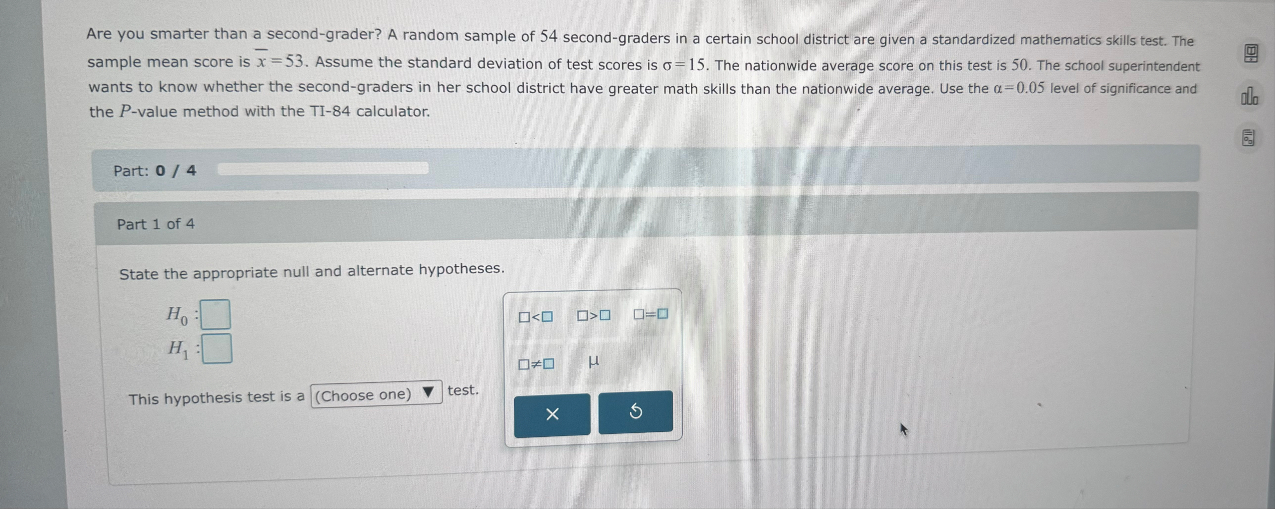 Solved Are you smarter than a second-grader? A random sample | Chegg.com