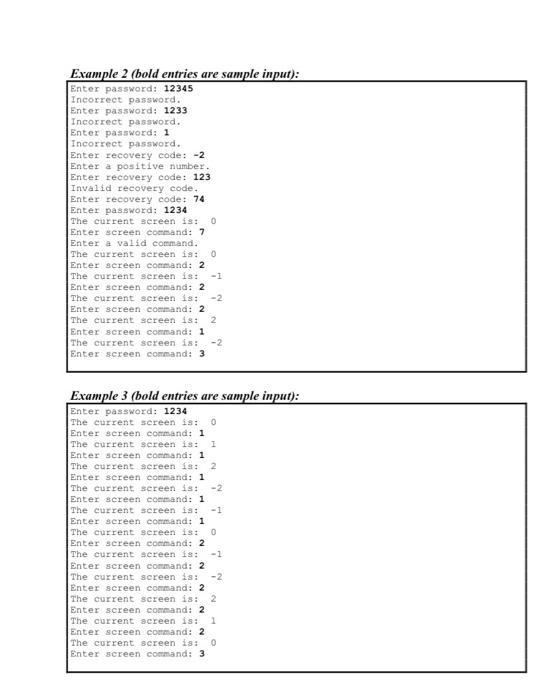 Solved You are supposed to create a program that will | Chegg.com