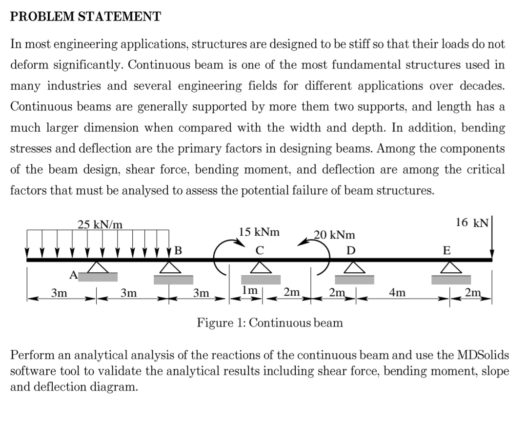 Solved PROBLEM STATEMENTIn most engineering applications, | Chegg.com
