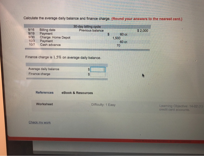 Solved Calculate the monthly payment by table lookup and | Chegg.com