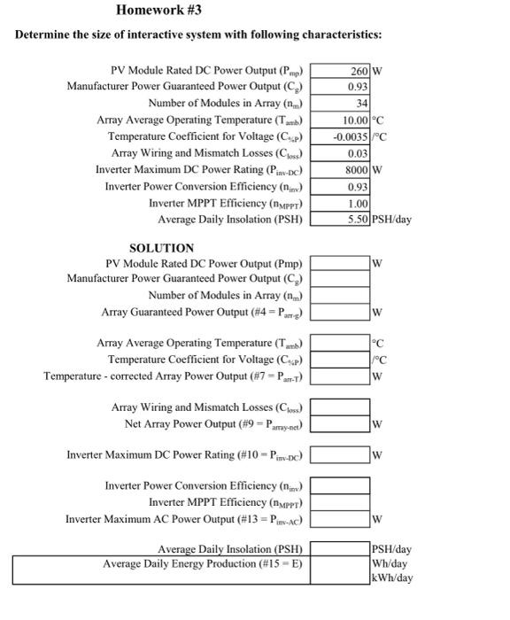 Solved Homework \#3 rmine the size of interactive system | Chegg.com