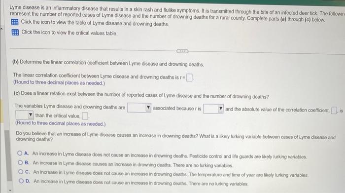 Solved Lyme disease is an inflammatory disease that results | Chegg.com