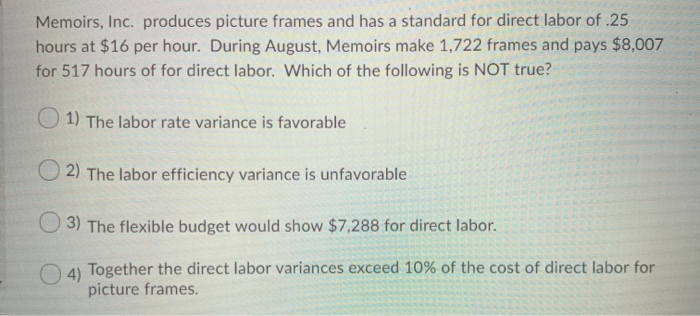 Solved To calculate the direct materials usage variance, you | Chegg.com