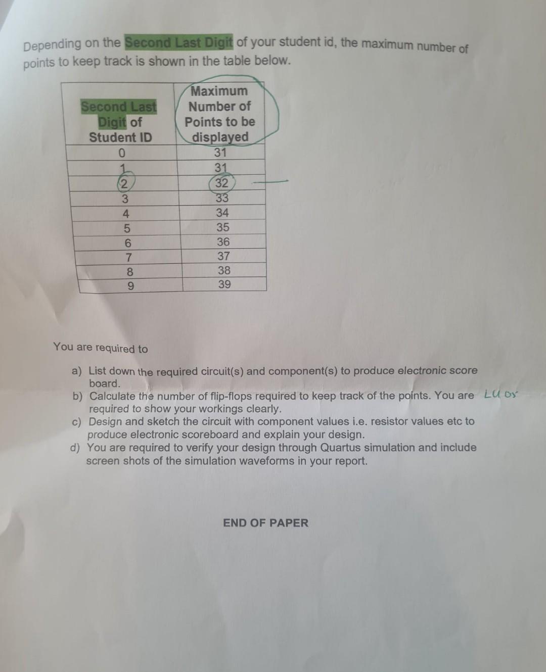 Depending on the Second Last Digit of your student | Chegg.com Depending on the Second Last Digit of your student | Chegg.com