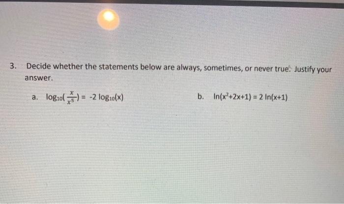 Solved please provide how part a is true, there is a number | Chegg.com