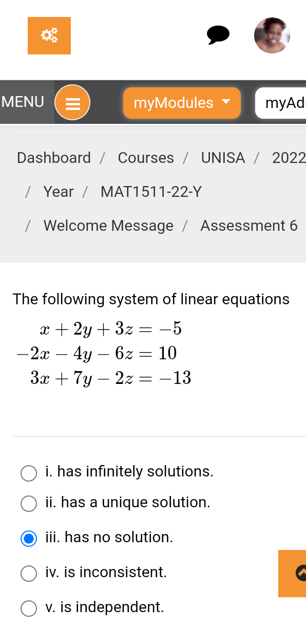 Solved Dashboard / Courses / UNISA / 2022 Year / | Chegg.com Solved Dashboard / Courses / UNISA / 2022 Year / | Chegg.com