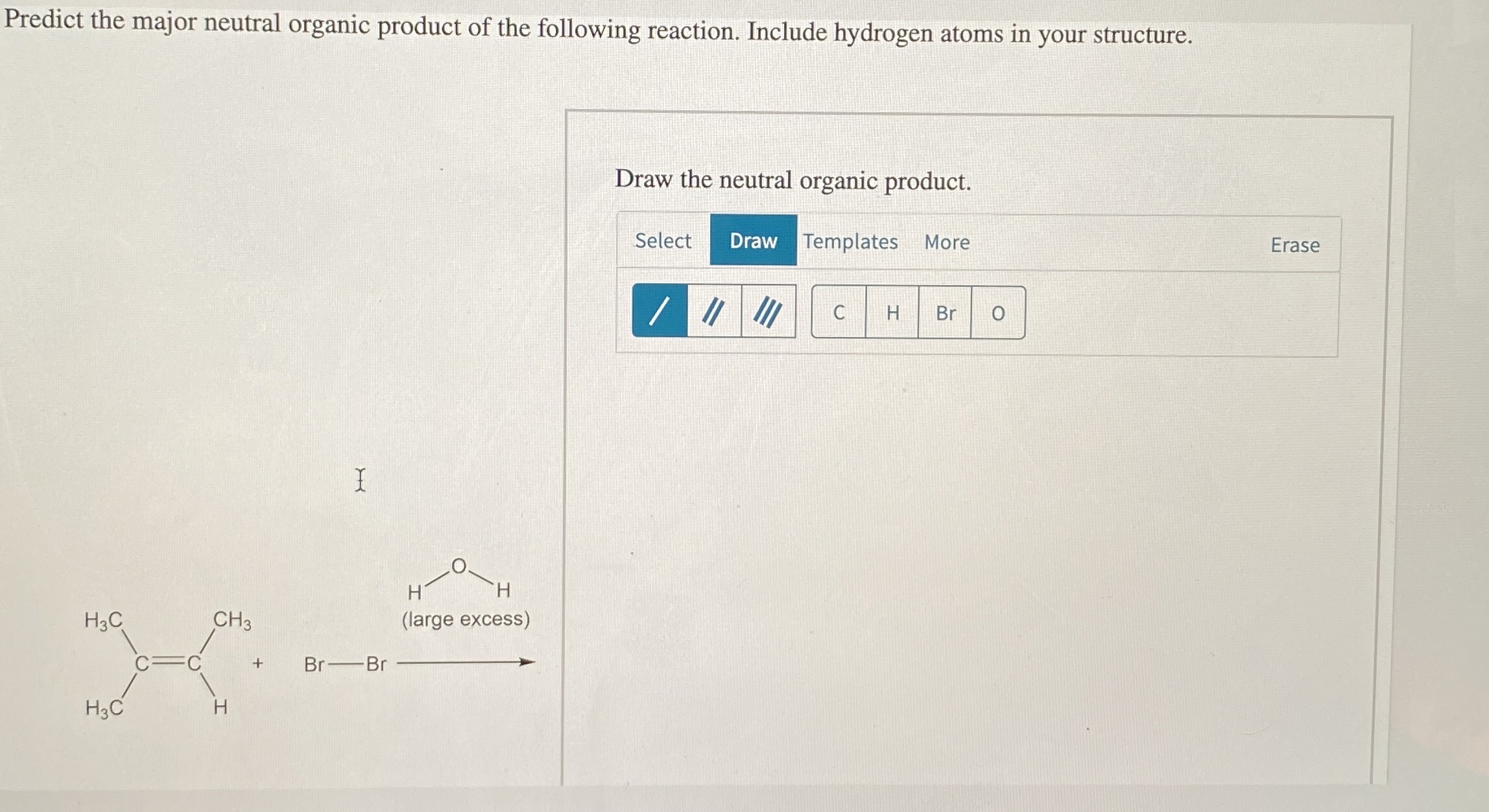 Solved Predict the major product for the reaction.Predict | Chegg.com