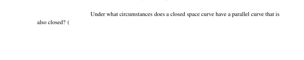 Solved This is differential geometry, geometry, Solve and | Chegg.com