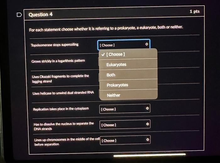 Solved For each statement choose whether it is referring to | Chegg.com