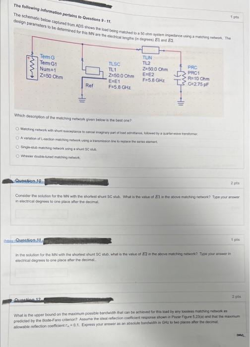 The following information pertains to Questions 9 - | Chegg.com
