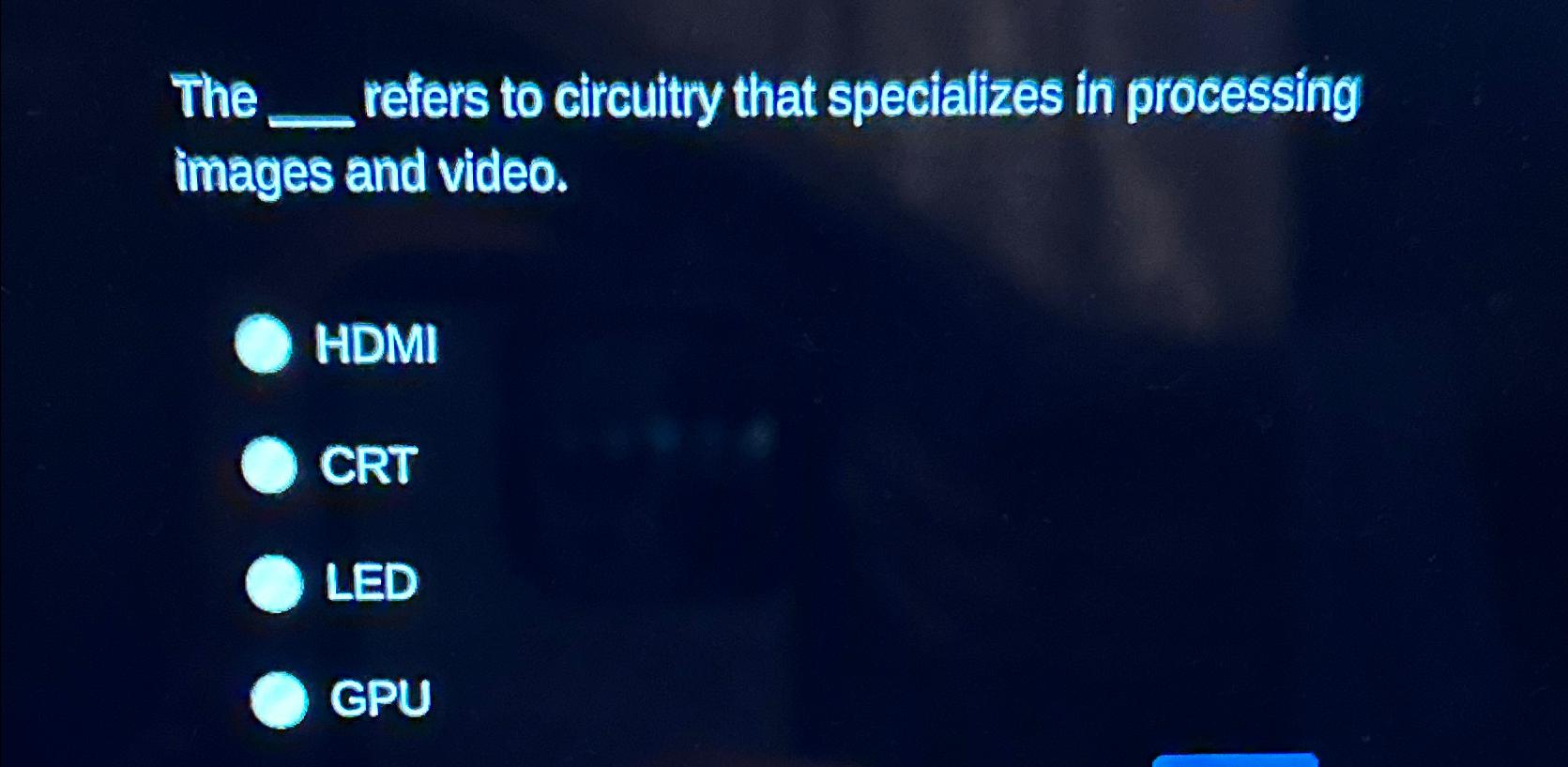 Solved The refers to circuitry that specializes in | Chegg.com