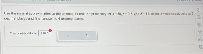 Solved Sex Use The Normal Approximation To The Binomial To