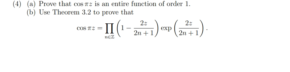 Solved Please help me with this prove question. Thank you ! | Chegg.com