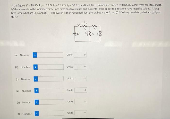 Solved In the figure, E=98.9 V,R1=13.9Ω,R2=25.2Ω,R3=30.7Ω, | Chegg.com