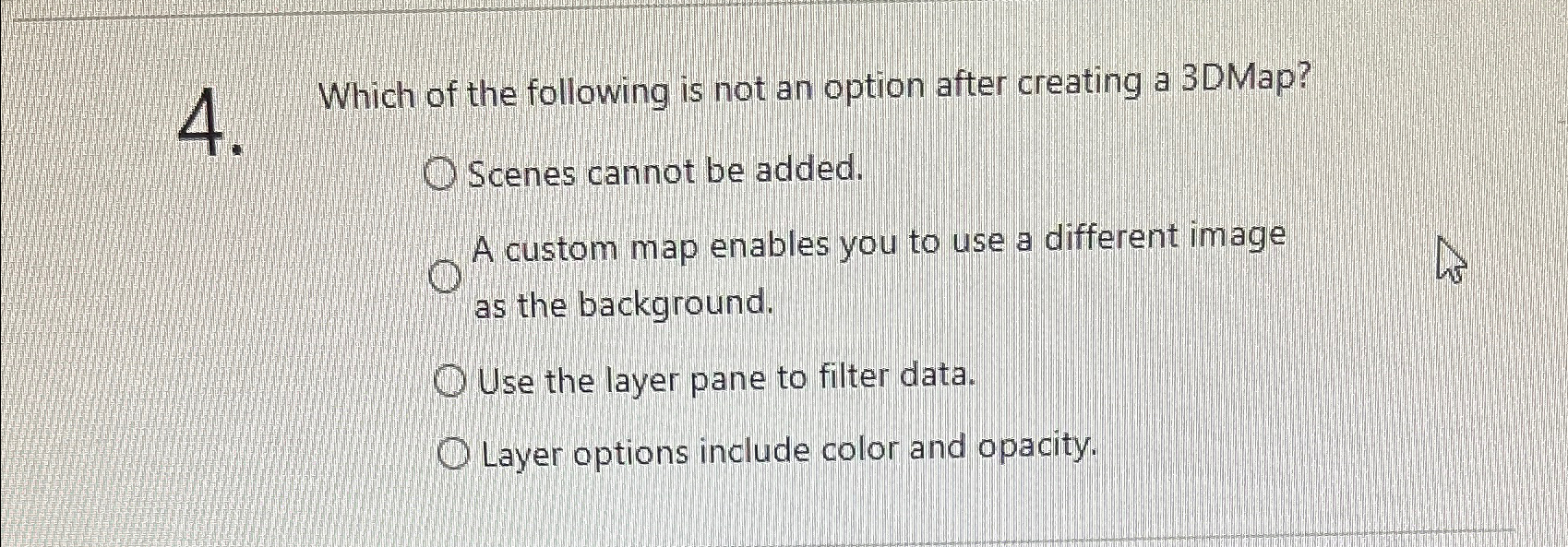 Solved Which of the following is not an option after | Chegg.com
