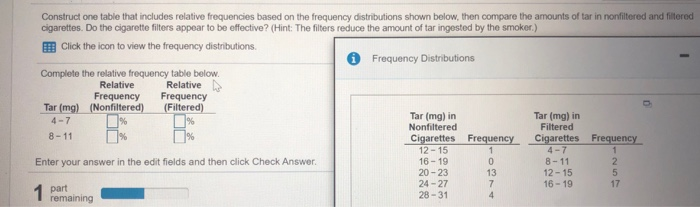 Solved Construct one table that includes relative | Chegg.com
