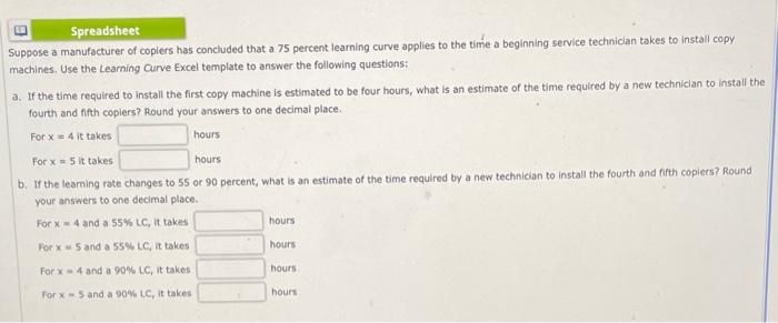 Solved Suppose a manufacturer of copiers has concluded that | Chegg.com