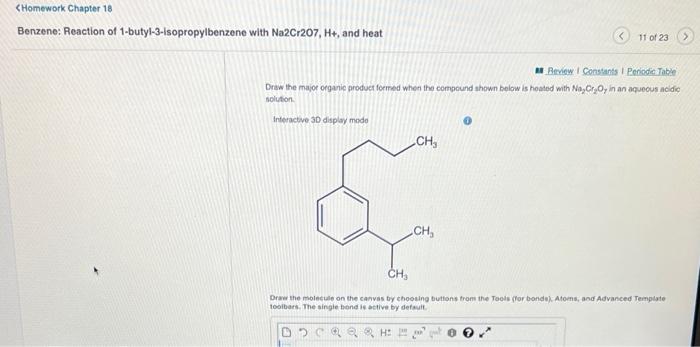Solved Benzene: Reaction of 1-butyl-3-isopropylbenzene with | Chegg.com