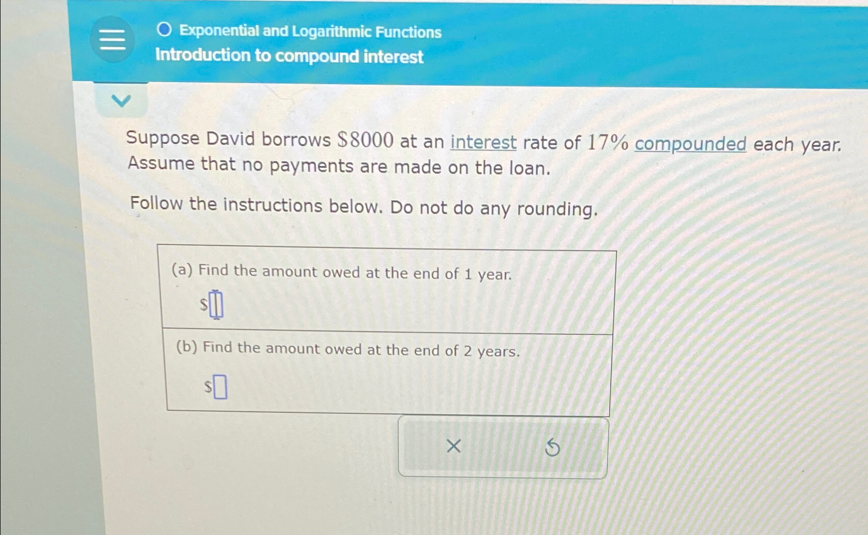 Solved Exponential and Logarithmic FunctionsIntroduction to | Chegg.com