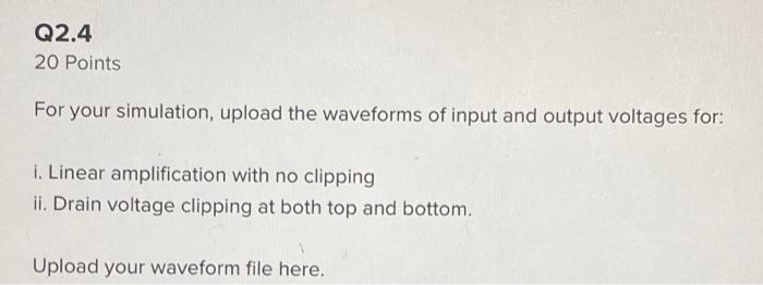 Solved Q2 60 Points Design and simulate 4-Resistor amplifier | Chegg.com