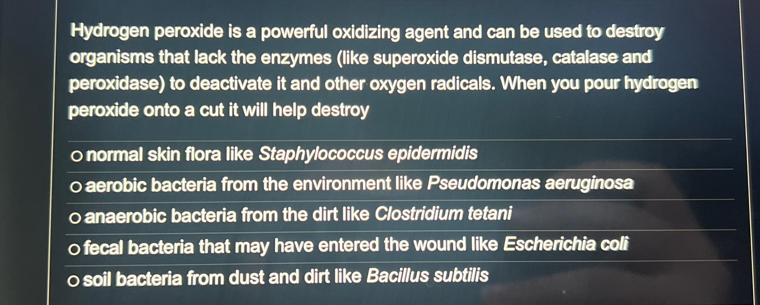 Solved Hydrogen peroxide is a powerful oxidizing agent and | Chegg.com