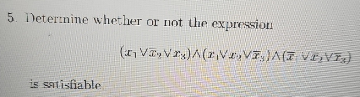 Solved Determine whether or not the | Chegg.com