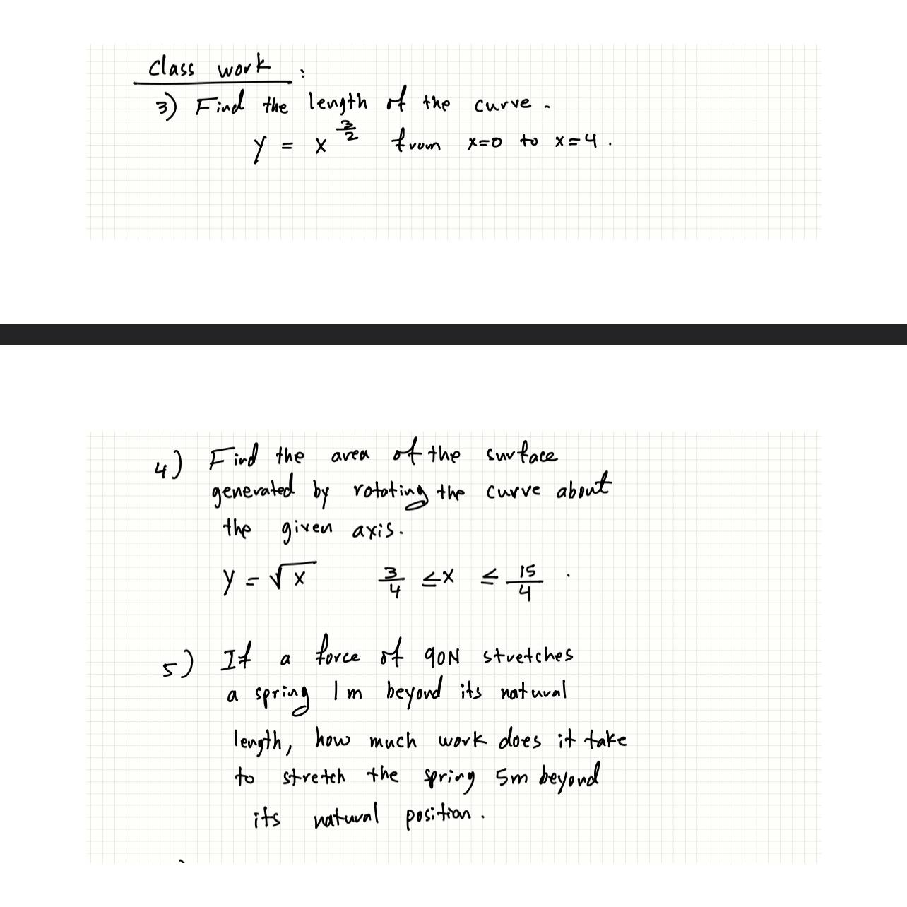 Solved class work:Find the length of the curve.y=x32 ﻿from | Chegg.com