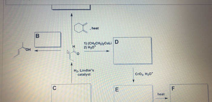 Solved 1) (CH3CH2)2Culi D 2) H30* Hz. Lindlar's catalyst | Chegg.com