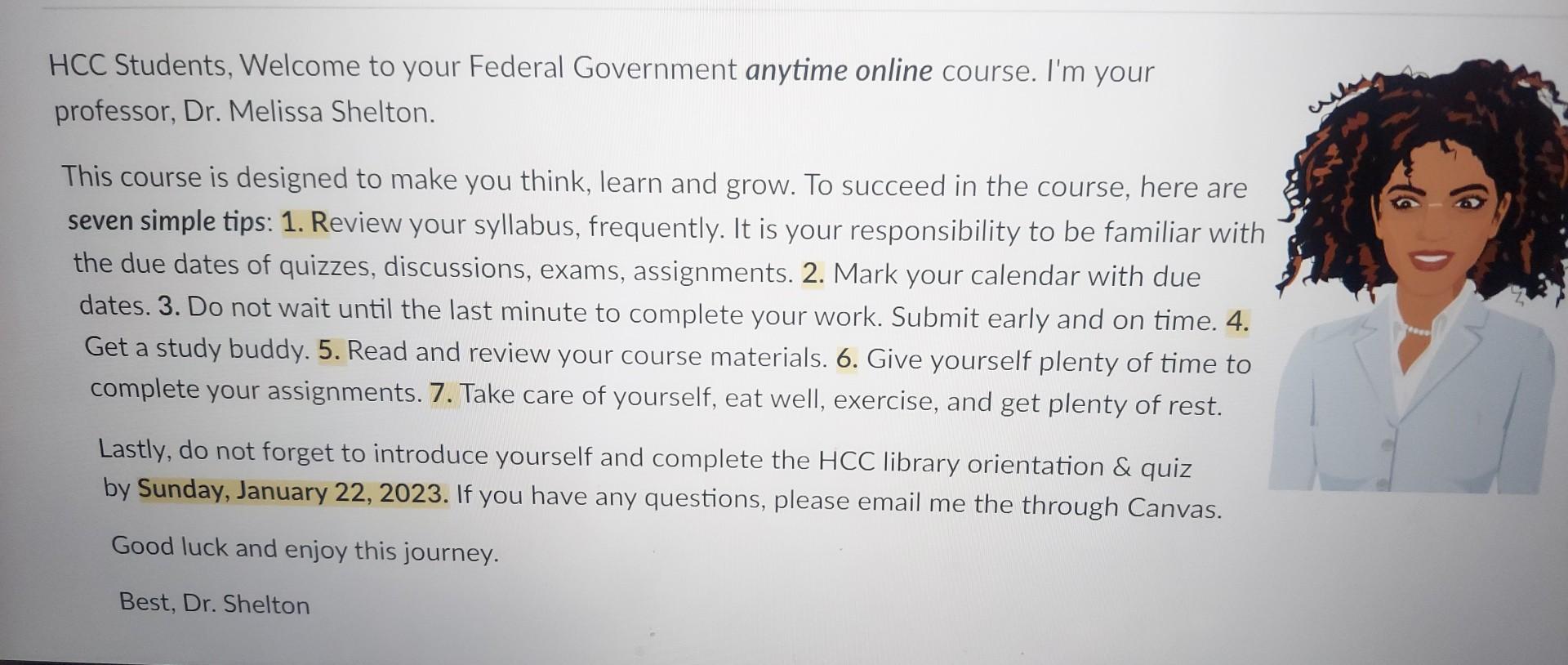 Solved HCC Students, Welcome to your Federal Government | Chegg.com