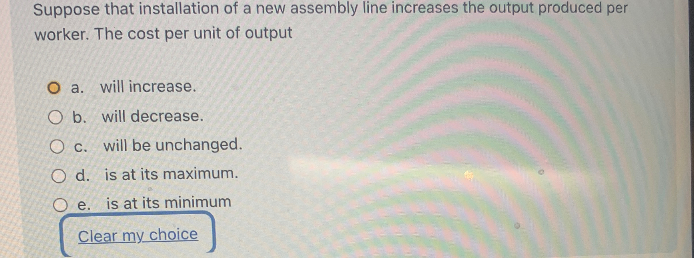 Solved Suppose that installation of a new assembly line | Chegg.com