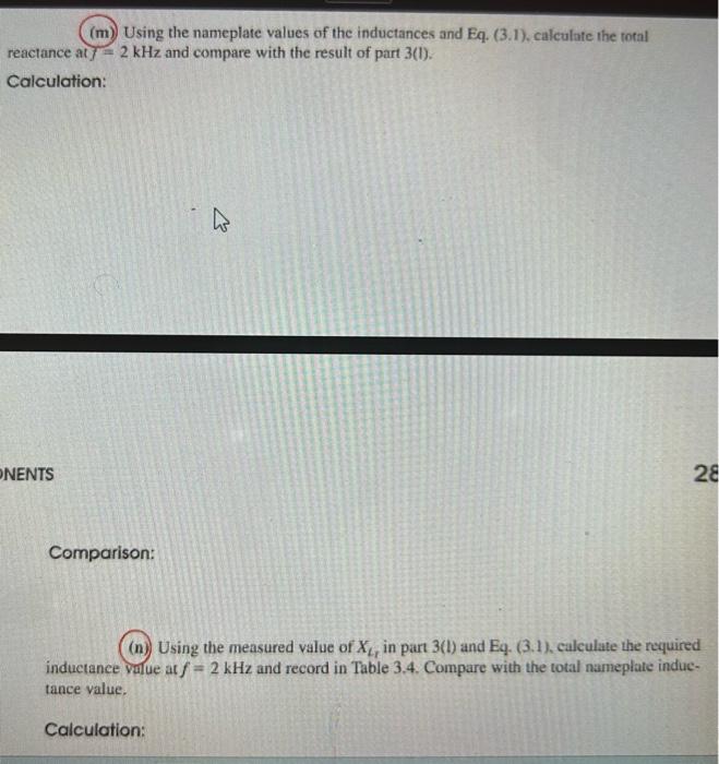 Solved Inductive Reactance (a) Construct the network of Fig. | Chegg.com
