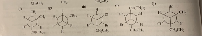 Solved convert each newman projection to the equivalent | Chegg.com