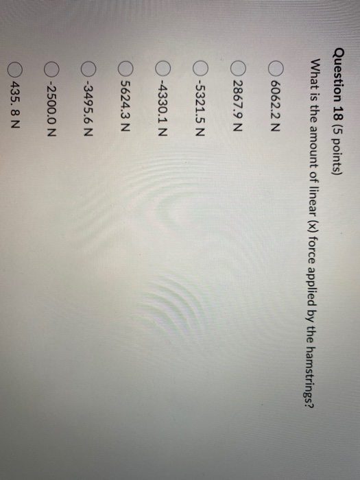 #17-20 A lower leg (shank) with a mass of 3.7kg is | Chegg.com