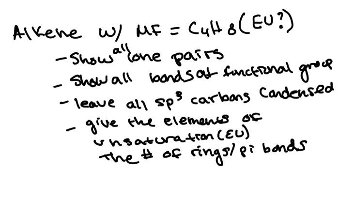 Solved Anester w/ MF = ( 3 H6O2(_EU?) - Show all one pairs | Chegg.com