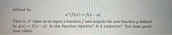 Solved Problem 7. Let C(R) denote the set of all continuous | Chegg.com