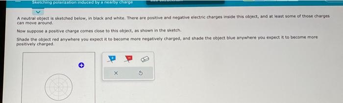 Solved A neutral object is sketched below; in black and | Chegg.com