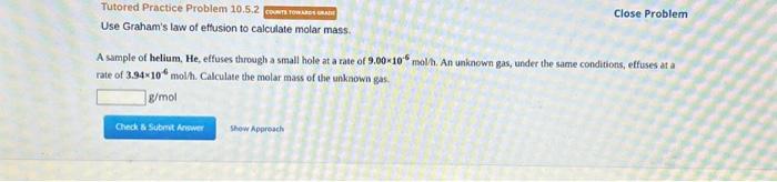 Solved Tutored Practice Problem 10.5.1 Calculate root mean | Chegg.com